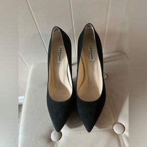 LK Bennett | Shoes | Lk Bennett Pointy Sledge Suede Pumps | Poshmark
